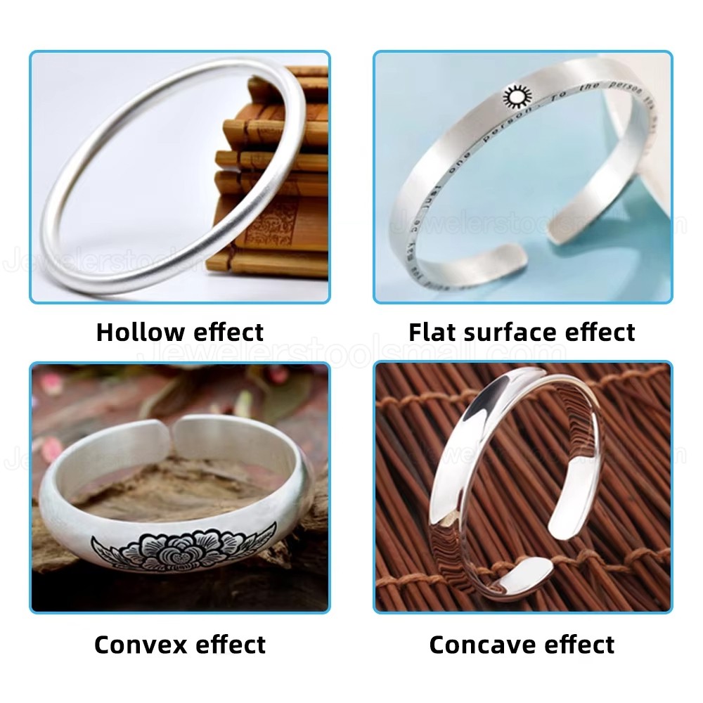 3-Roller Convexity Bracelet Bangle Bending Machine Bracelet Forming ...