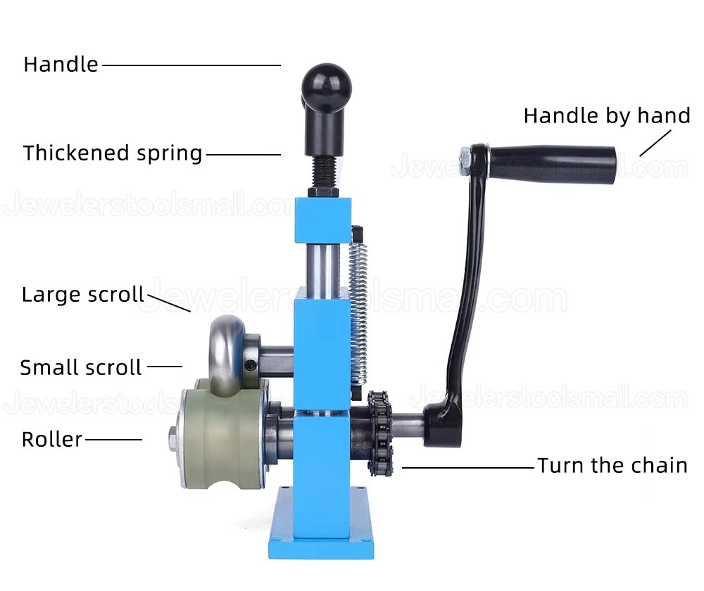 3-Roller Convexity Bracelet Bangle Bending Machine Bracelet Forming ...